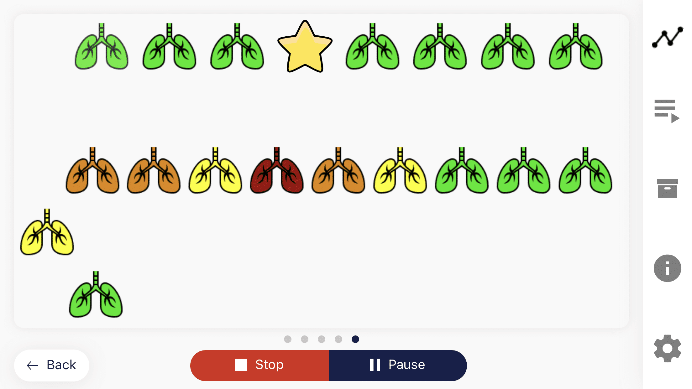 Biofeedback Snake for the Respiration